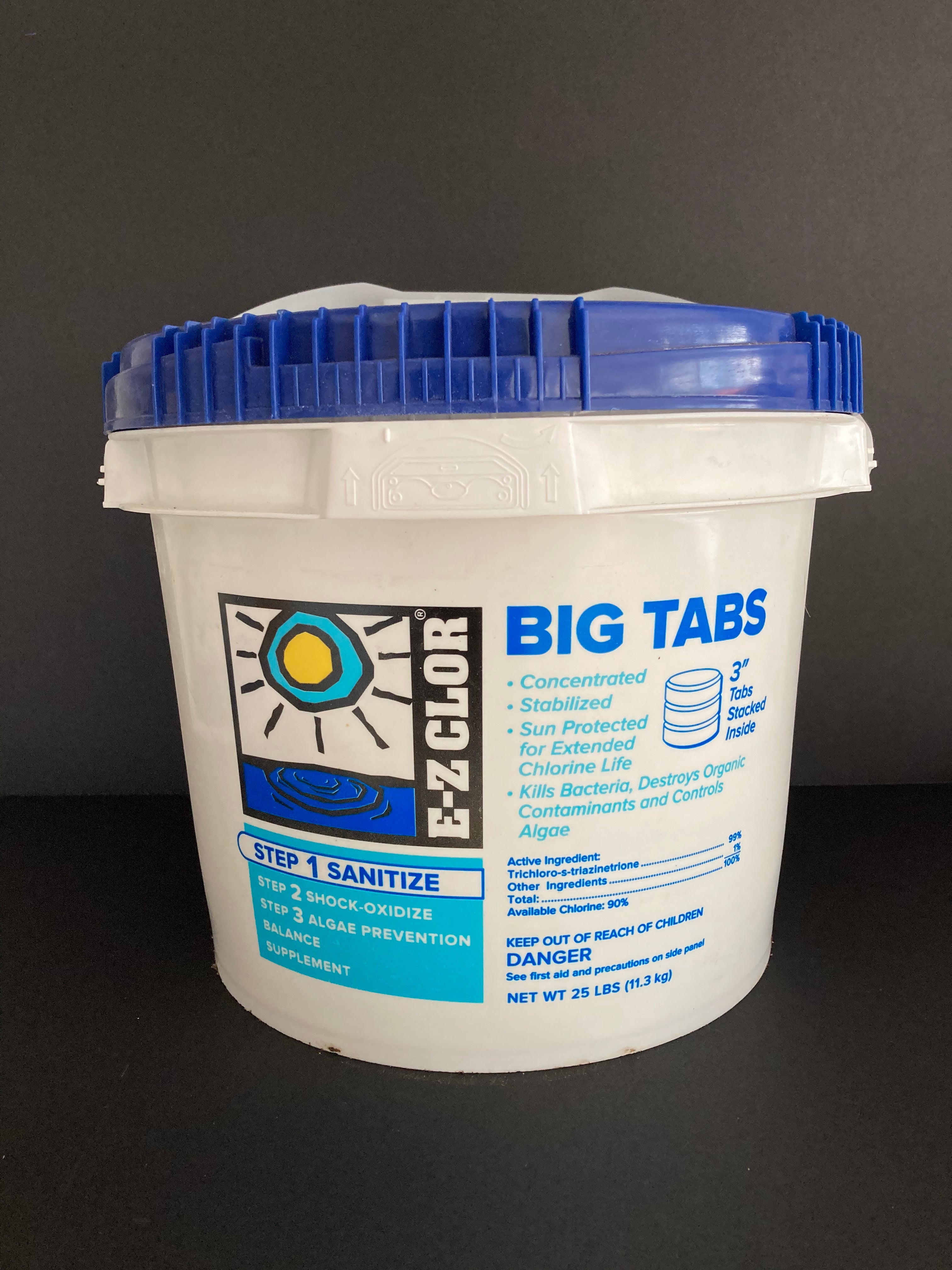 EZ Clor 3" Tabs - 25lbs – Unlimited Pools